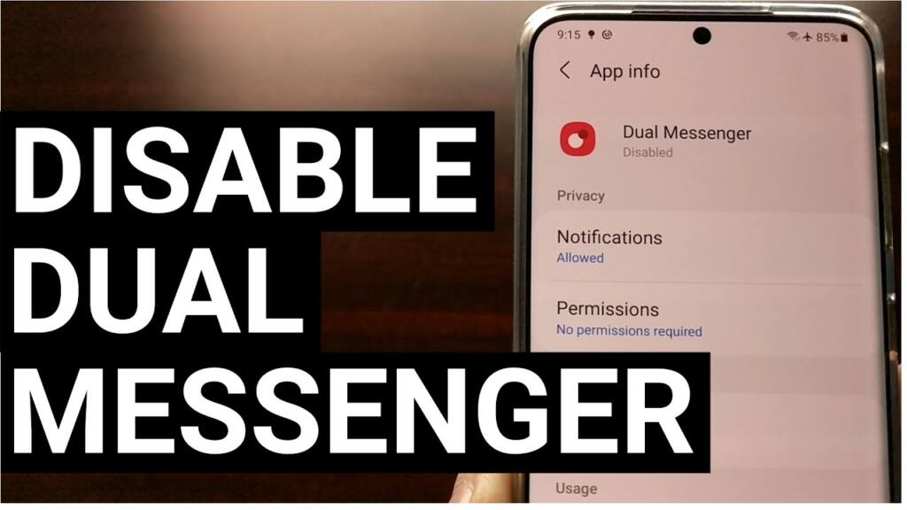 How do I turn off dual Messenger? - Adcod.com