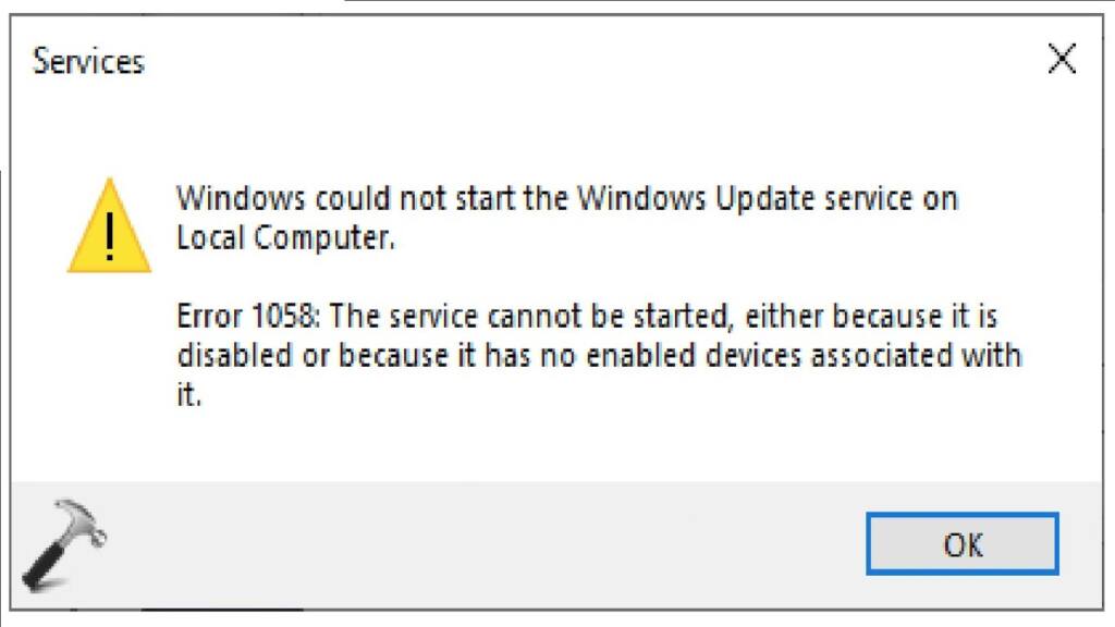 ¿Cómo Soluciona El Error 1058? El Servicio No Se Puede Iniciar Porque ... ¿Cómo Soluciona El Error 1058? El Servicio No Se Puede Iniciar Porque ...