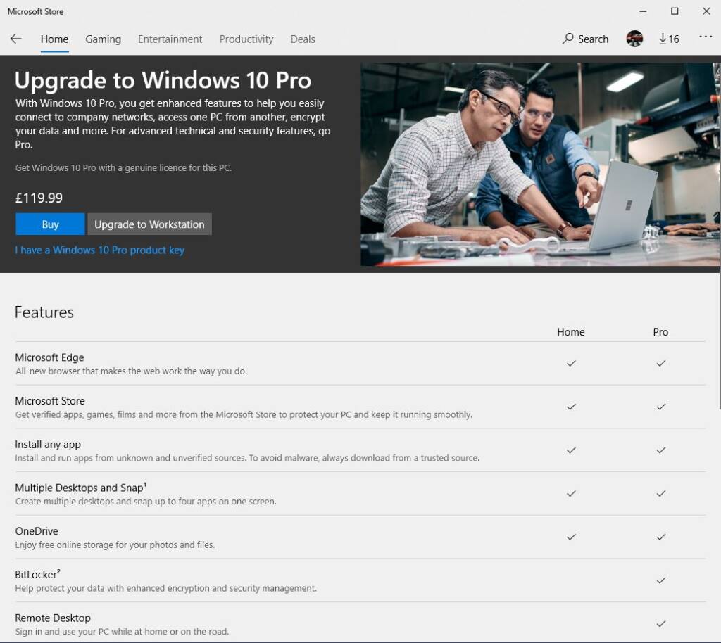 How much does it cost to upgrade from home to pro? - Adcod.com