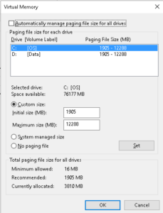 How much virtual memory should I set for 16gb RAM? - Adcod.com