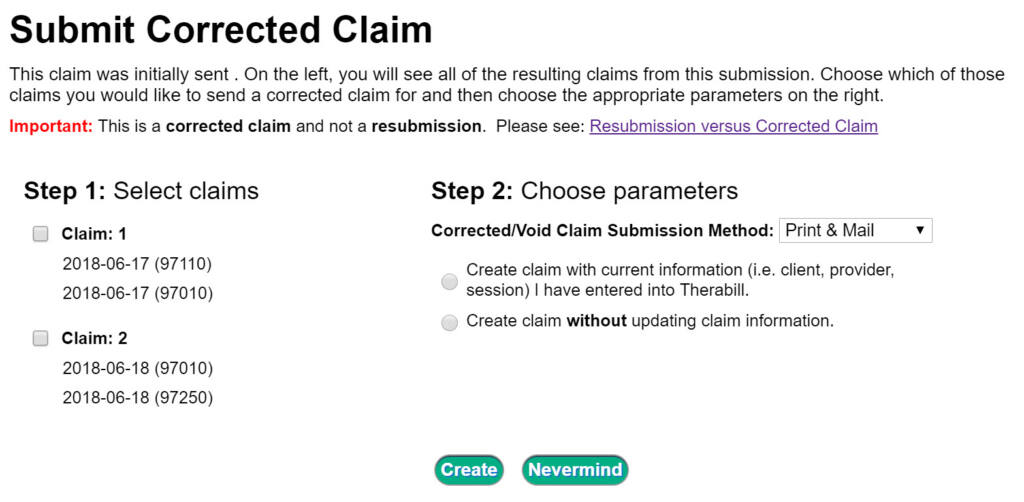 What is considered a corrected claim? - Adcod.com