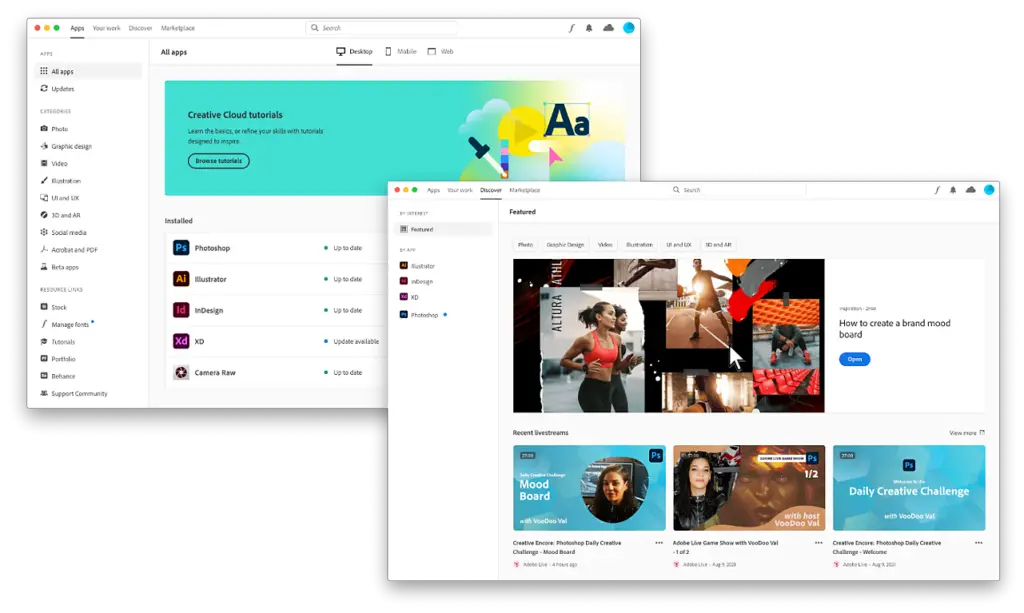 ¿Qué es el escritorio de Creative Cloud? – Adcod.com ¿Qué es el escritorio de Creative Cloud? – Adcod.com
