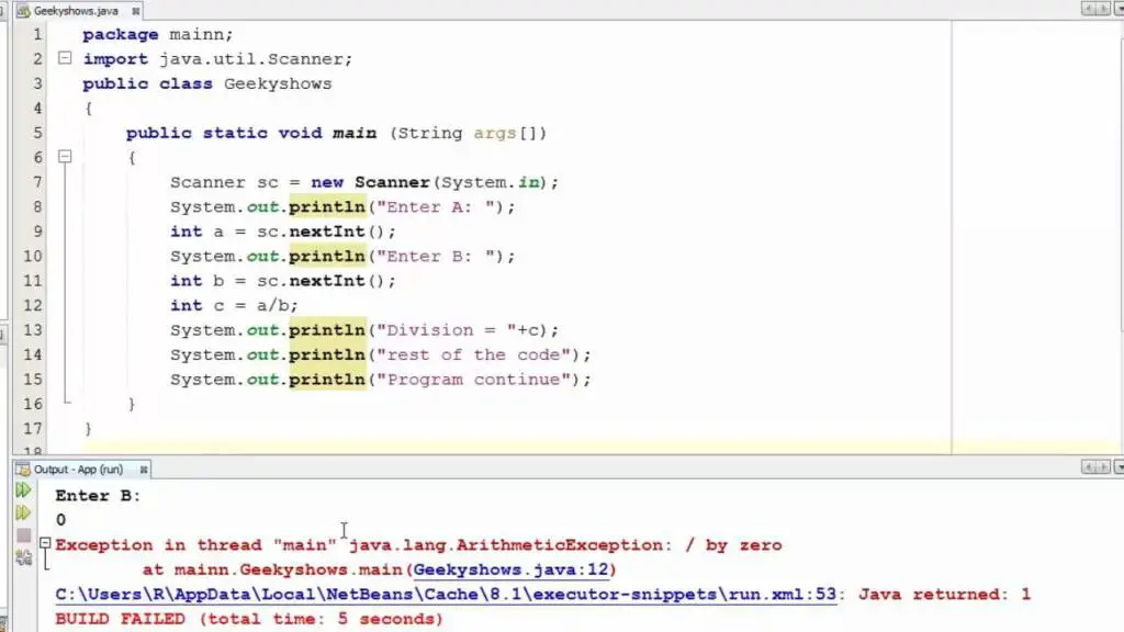 Qu’est-ce qu’une exception en Java avec exemple ? – Adcod.com Qu’est-ce qu’une exception en Java avec exemple ? – Adcod.com