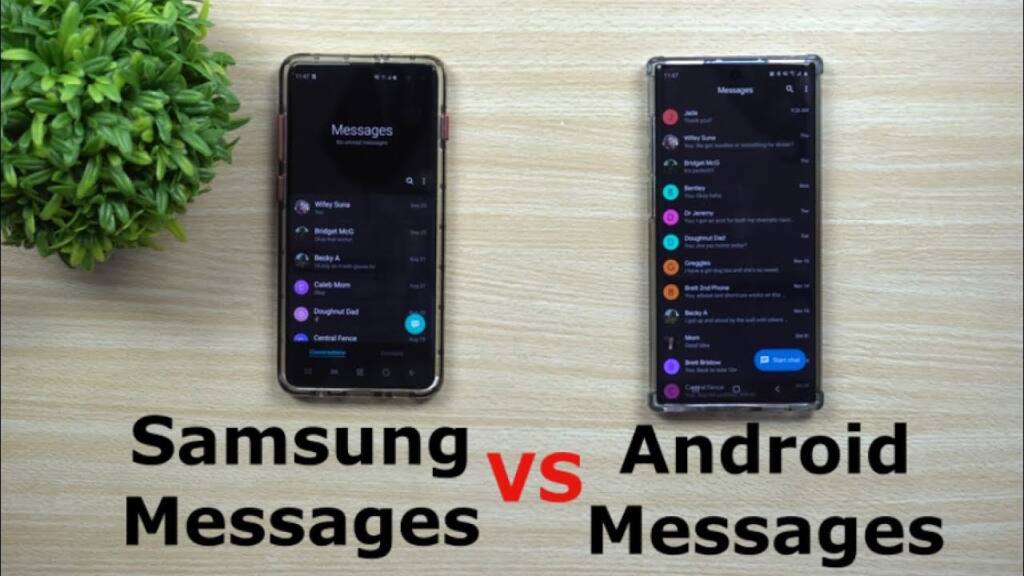 What is the difference between Samsung messages and Android messages ...