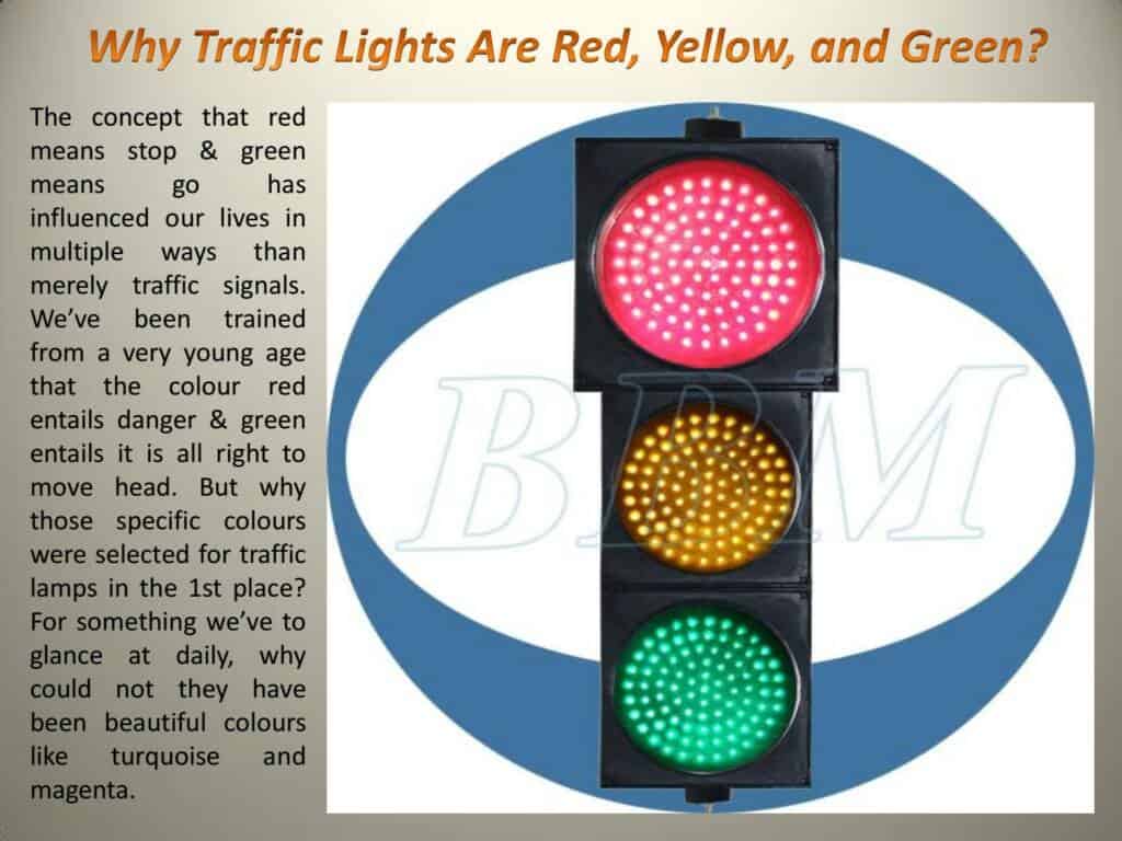 What is the purpose of the color red in street lights? - Adcod.com