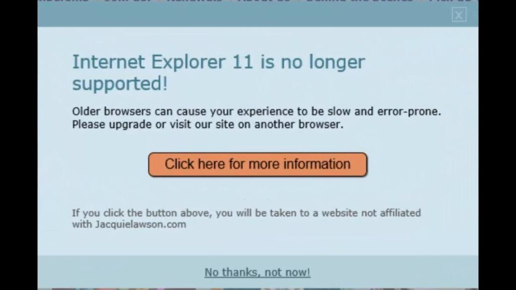 Why is browser no longer supported? - Adcod.com