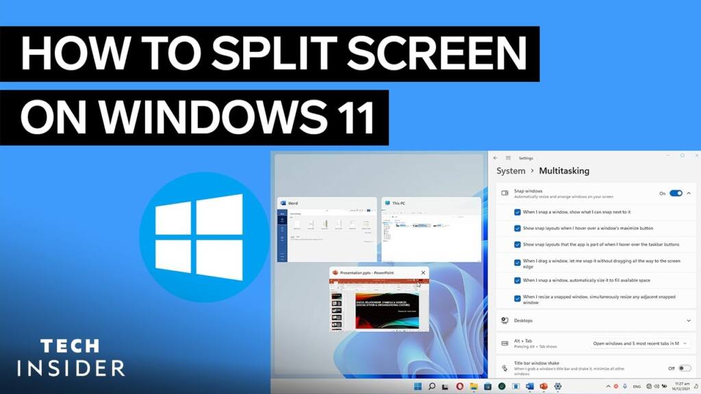 How do I open windows side by side in Windows 11? - Adcod.com