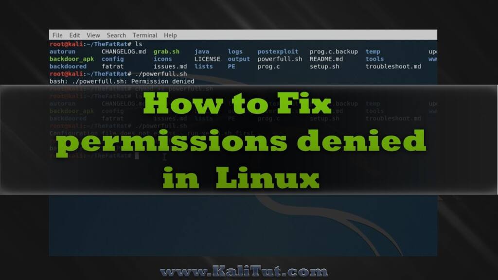How do I fix permissions denied? - Adcod.com